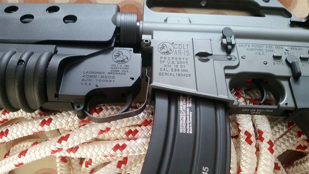 E&C M16 / M203 review - Gel Blaster Forum